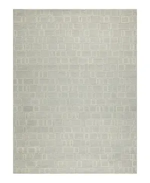 EXQUISITE RUGS Soho 7140 Area Rug, 6' X 9 - Silver/ivory