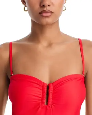 Kobi Halperin Becca One Piece Swimsuit - Poppy