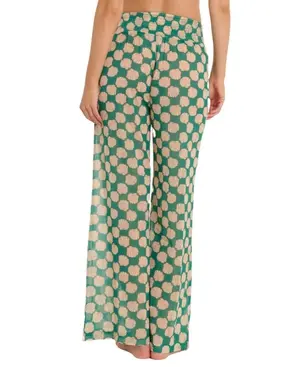 HERMOZA Nora Pant Cover-up - Shell Chess