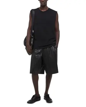Helmut Lang Embossed Tank - Black
