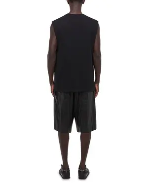 Helmut Lang Embossed Tank - Black