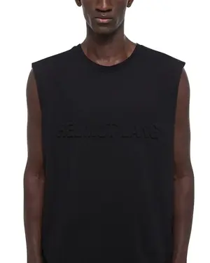 Helmut Lang Embossed Tank - Black