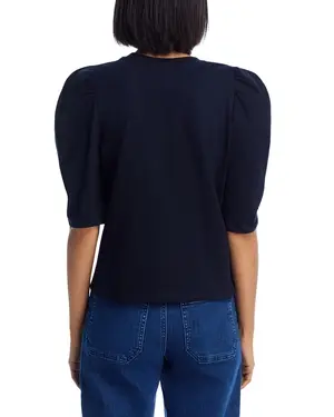 FRAME The Drape Tee - Navy
