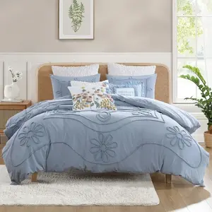 PERI HOME Retro Scroll Comforter Set, King