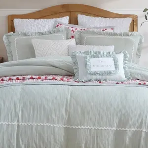 PERI HOME Rene Ruffle Duvet Cover Set, King