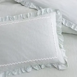 PERI HOME Rene Ruffle Duvet Cover Set, King