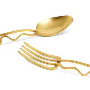 L'Objet Spirale Serving Set - Gold
