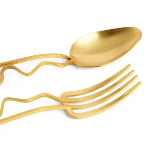 L'Objet Spirale Serving Set - Gold