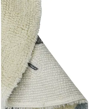 LORENA CANALS Edgar Plans Woolable Astromouse Round Area Rug, 3'3 X 3'3