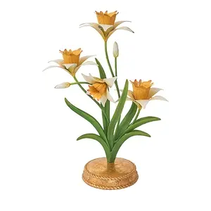 JULISKA Meadow Walk Iris 14 Centerpiece Candelabra - Daffodil