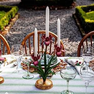 JULISKA Meadow Walk Iris 14 Centerpiece Candelabra - Pink Multi