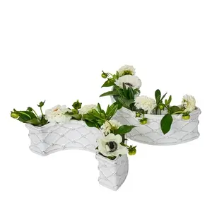 JULISKA Berry & Thread Petite Parterre Garden Half Circle Vase, Set Of 2