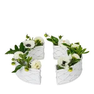JULISKA Berry & Thread Petite Parterre Garden Half Circle Vase, Set Of 2