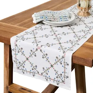 JULISKA Villa Seville Linen Table Runner, 90 X 18