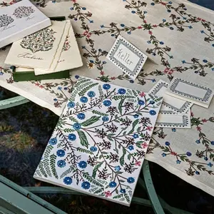 JULISKA Villa Seville Embroidered Paper Journal, 7 X 10