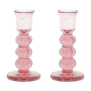 JULISKA Provence 5 Candlestick, Set Of 2 - Blush