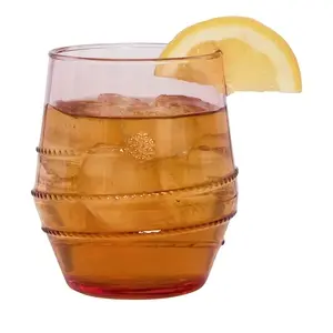 JULISKA S Amalia Acrylic Small Tumbler, Set Of 4 - Blush