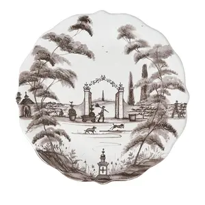 JULISKA Country Estate Party Plates, Assorted Set Of 4 - Flint