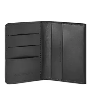 CARL FRIEDRIK Swanfield Italian Vachetta Leather Bifold Wallet - Black