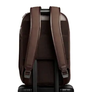 CARL FRIEDRIK 72 Hour Leather Backpack - Chocolate