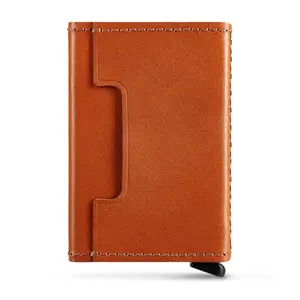 CARL FRIEDRIK The Cardprotector Rfid Card Case - Cognac