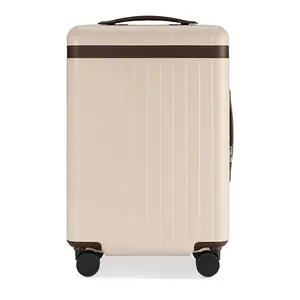 CARL FRIEDRIK The Carry-on Zip Spinner Suitcase - Sand/chocolate