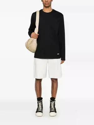JIL SANDER Logo-plaque T-shirt - Blue