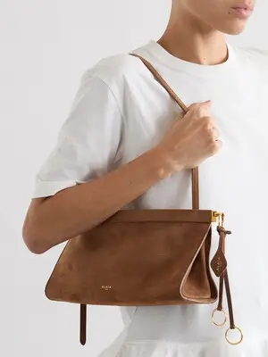 Alaïa Click Medium Shoulder Bag - Brown