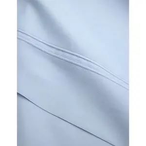 YVES DELORME Triomphe Cotton Flat Sheet - Celeste
