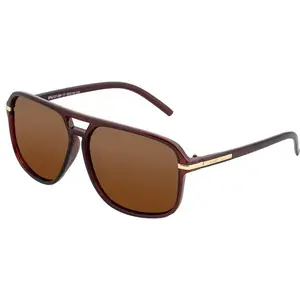 SIMPLIFY Reed Polarized Sunglasses - Brown/brown
