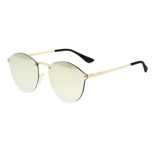SIXTY ONE Picchu Polarized Round Sunglasses - Gold/gold