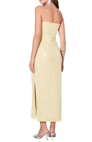 Endless Rose Sequin Strapless Maxi Dress