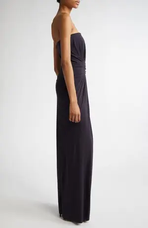 Max Mara Fiero Strapless Jumpsuit - Ultramarine