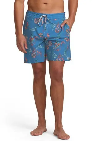 BILLABONG Good Times Lo Tide Board Shorts - Bay Bluednu