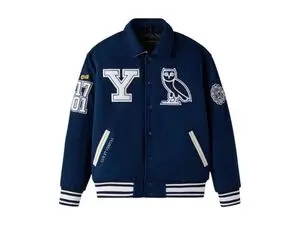 OVO X Yale Campus Varsity Jacket