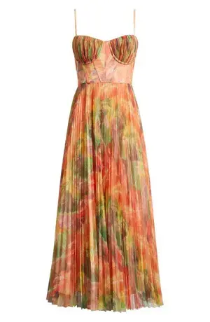 HUTCH Pleated Cocktail Dress - Multi