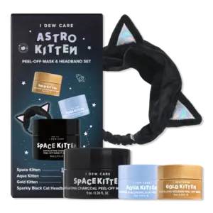 I DEW CARE Astro Kitten Peel-off Masks And Headband Set - One-color