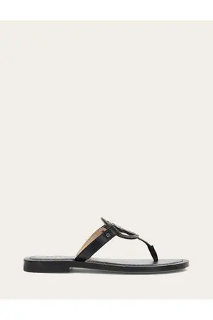 Frye Taylor Logo Sandal Black