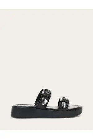 Frye Maya Buckle Sandal - Black