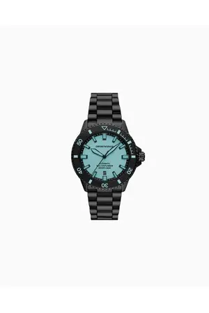 Emporio Armani Sea Explorer Automatic Stainless Steel Diver Watch - Red