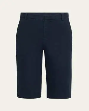 Vince Mid-rise Chino Shorts - Coastal