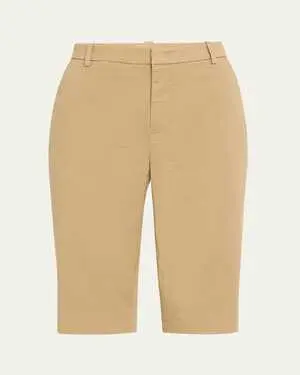 Vince Mid-rise Chino Shorts - Desert