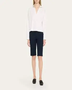 Vince Mid-rise Chino Shorts - Desert