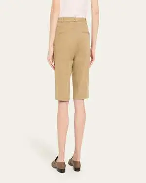 Vince Mid-rise Chino Shorts - Desert