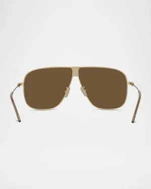 Givenchy Gv Speed Metal Aviator Sunglasses - Sengldbrnmr