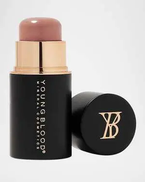 YOUNGBLOOD MINERAL COSMETICS Vividluxe Mini Creme Blush Stick, 0.08 Oz. Creme Brulee