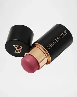 YOUNGBLOOD MINERAL COSMETICS Vividluxe Mini Creme Blush Stick, 0.08 Oz. Mulberry