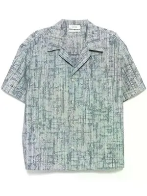 SYSTEM Denim Jacquard Camp Shirt