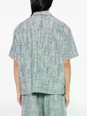 SYSTEM Denim Jacquard Camp Shirt