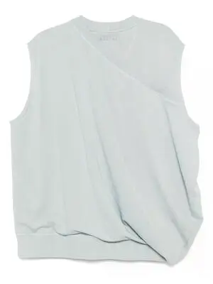 QASIMI Draped Sleeveless Sweatshirt